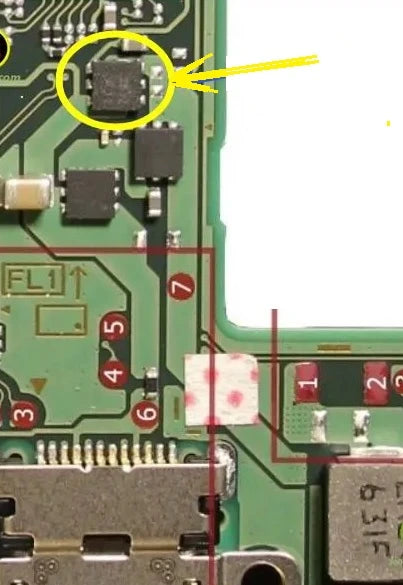 NINTENDO SWITCH BOARD COMPONENT HB MOSFET IC CHIP MOTHERBOARD FIX PART ...